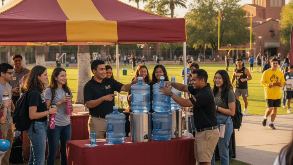 Water Delivery for Arizona University - A Must for Clubs, Sports, and ...